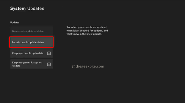 How to Update Xbox Series X/S