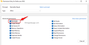 Fix : Error Unable to Terminate Process Access is Denied on Windows 11 / 10