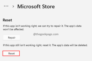 How to fix Microsoft Store not working in Windows 11