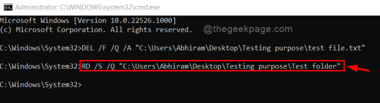 Fix : Cannot Delete a File or Folder in Windows 11