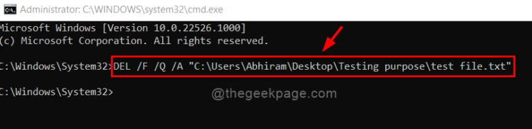 Fix : Cannot Delete a File or Folder in Windows 11