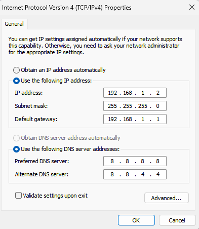 How to Manually Assign a Static IP Address in Windows 11 : 4 Methods