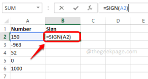How to Use SIGN Function to Find Out Whether a Number is Positive or ...
