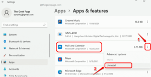 How to Reinstall The Mail App in Windows 11