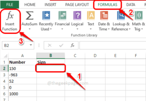 How to Use SIGN Function to Find Out Whether a Number is Positive or ...