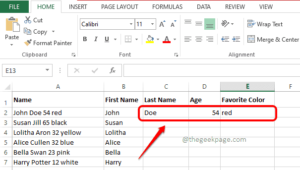 How to Autofill Data Based on Patterns Using Flash Fill in Excel
