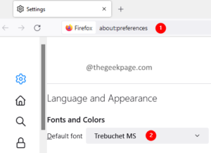 How to Fix printing problems in Firefox browser