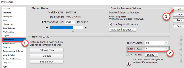 Fix: Adobe Photoshop Graphics Processor not detected issue