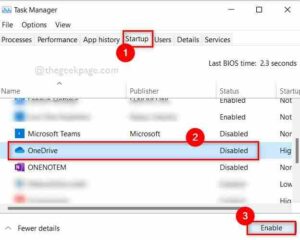 How to Fix OneDrive not Opening on Startup in Windows 11 ,10