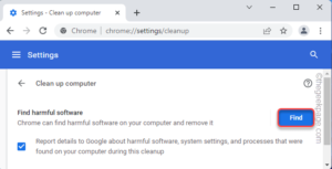 Fix: Virus scan failed Error on Google Chrome browser