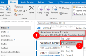 How to Print an Email from Outlook or Outlook.com