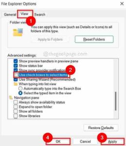 How to Fix Cannot disable Item Checkboxes on Windows 11