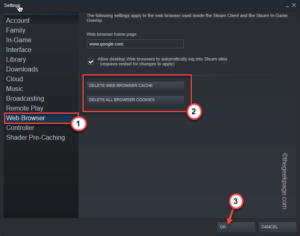 How to fix Steam Store is not loading in Windows 11 / 10