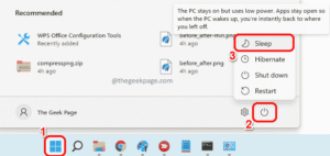 How to Put your Windows 11 Computer to Sleep : 8 Methods