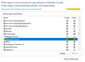 Fix : Network Discovery Not Working in Windows 11 / 10