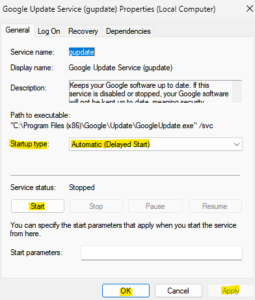 Fix: Google Chrome Update Check Failed Error Code 3: 0x80040154