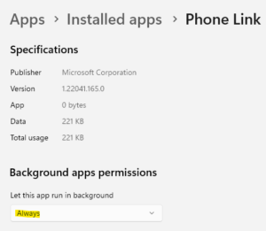 Phone Link App Not Working or Fails to Open on Windows 11