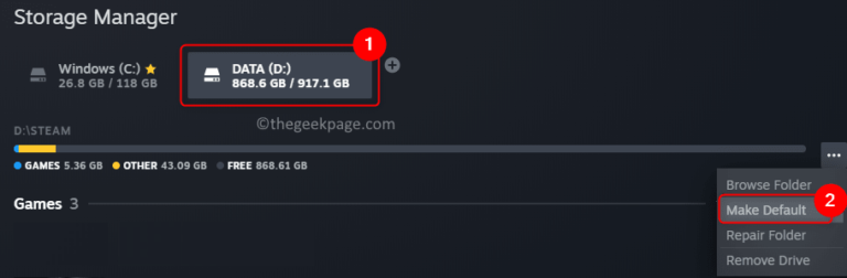How To Change The Game Download Location In Steam