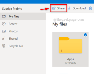 How to Share OneDrive Files or Folders with others