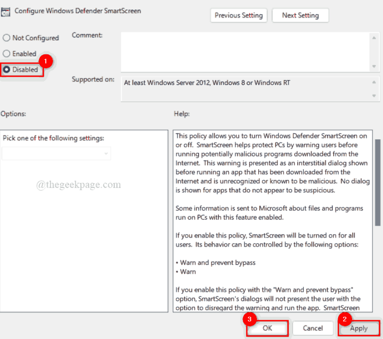 How to Disable Windows Defender SmartScreen in Windows 11, 10