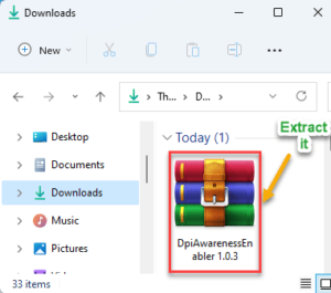 How to disable display scaling on High DPI Settings in Windows 11 or 10