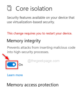 How to Enable or Disable Core Isolation Memory Integrity in Windows 11, 10
