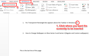 How to Add ScreenTip to MS Word Document