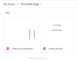 How to Temporarily / Permanently Rotate a PDF in Google Drive