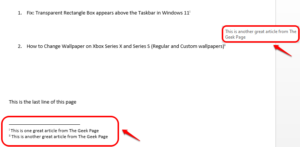 How to Add ScreenTip to MS Word Document