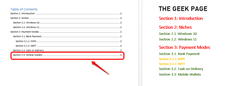 How to Automatically Add 'Table of Contents' to Microsoft Word Document