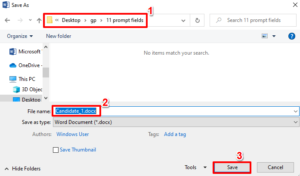How to Create User Input prompt in Microsoft Word