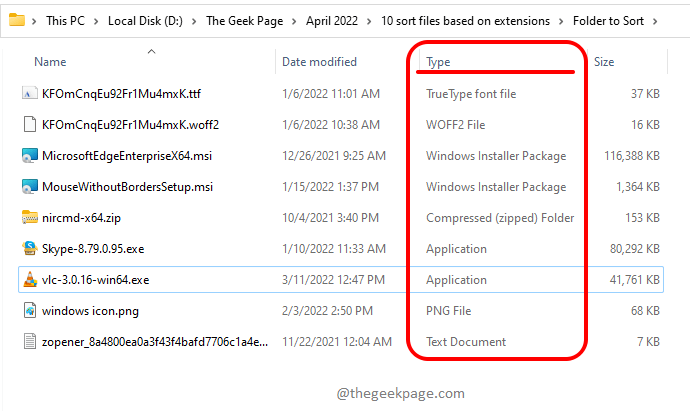How To Sort And Move Files Based On Their Extensions On Windows