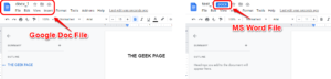 How to Convert Google Doc Files into MS Word Files and Vice Versa