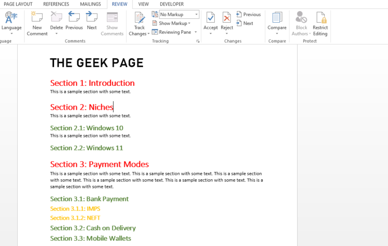 How to Print Word Documents Without Comments