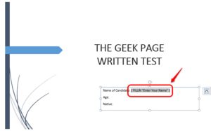 How to Create User Input prompt in Microsoft Word
