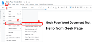 How to Convert Google Doc Files into MS Word Files and Vice Versa