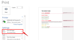 How to Print Word Documents Without Comments