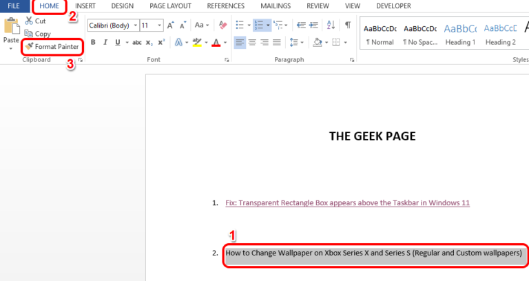 How to Add ScreenTip to MS Word Document