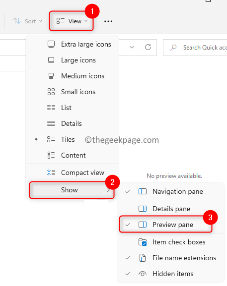 How To Fix Preview Pane Not Working In Windows 11