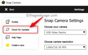 Fix: Snap Camera App Error No Available Camera Input in Google Meet and ...