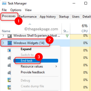 How to Solve Widgets Not Working Issue on Windows 11