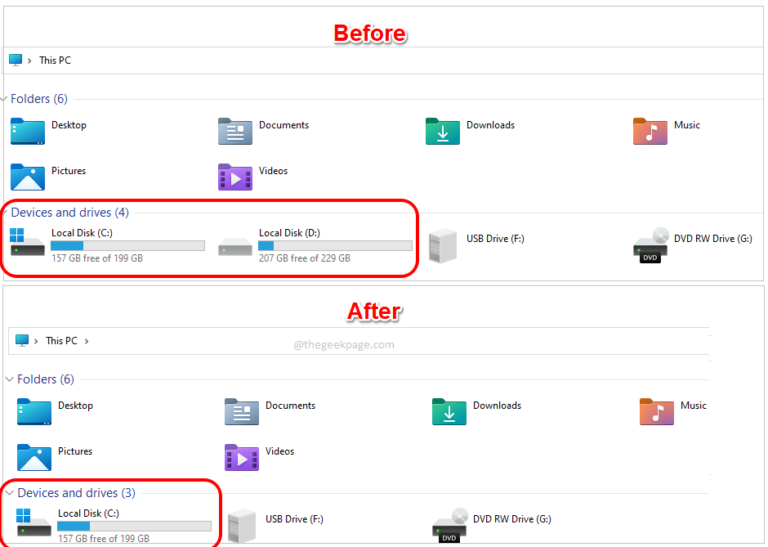 How to Hide or Show Any Specific Drive in your Windows 11, 10