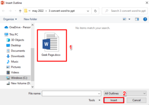 How to Convert a Microsoft Word File into a PowerPoint Slides