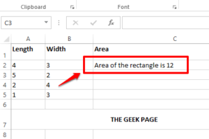 How to Add Text and Formula Inside a Cell in Microsoft Excel