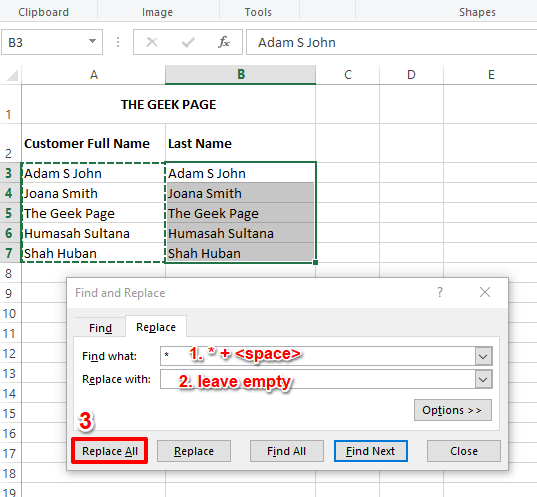 How To Extract Last Names From Full Names In Excel Documents