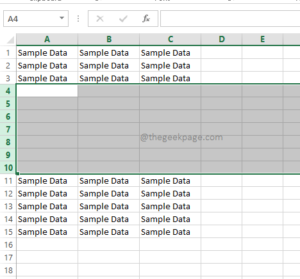 How to Quickly Insert Multiple Blank Rows or Columns in your Excel Sheet