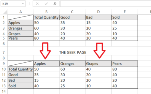 How to Transpose Data from Rows to Columns and Vice Versa in Microsoft ...