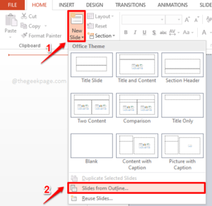 How to Convert a Microsoft Word File into a PowerPoint Slides