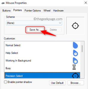 Fix Mouse cursor change won't stay permanent windows 11 / 10