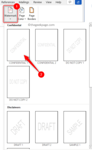 How to Add / Remove Watermark from Word Documents